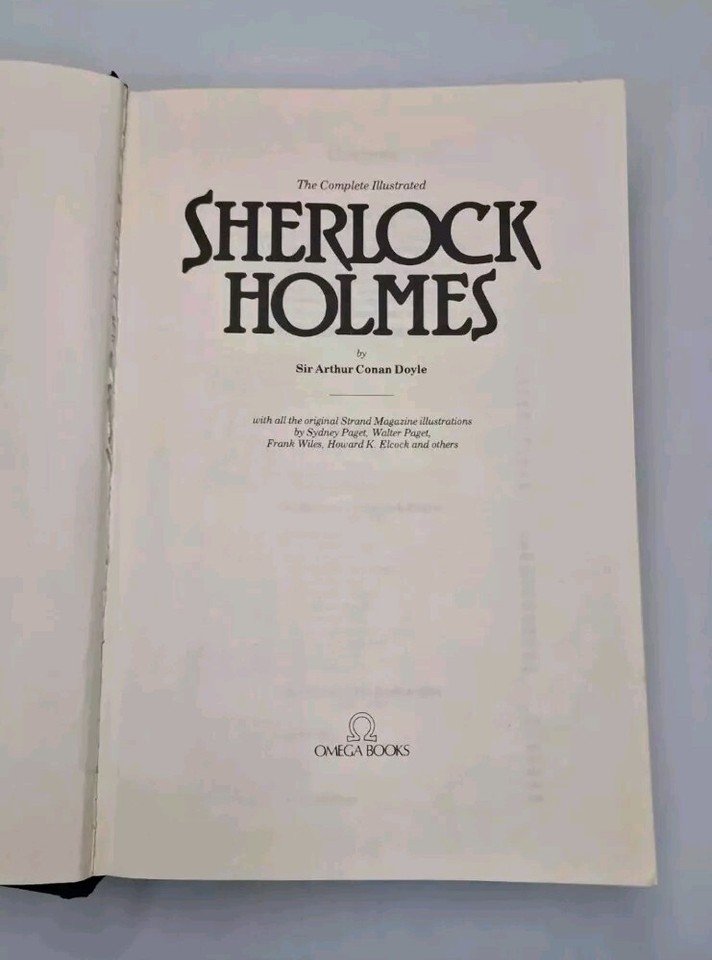 SHERLOCK HOLMES - Arthur Conan Doyle - 1st edition hardback 1986 OMEGA ...