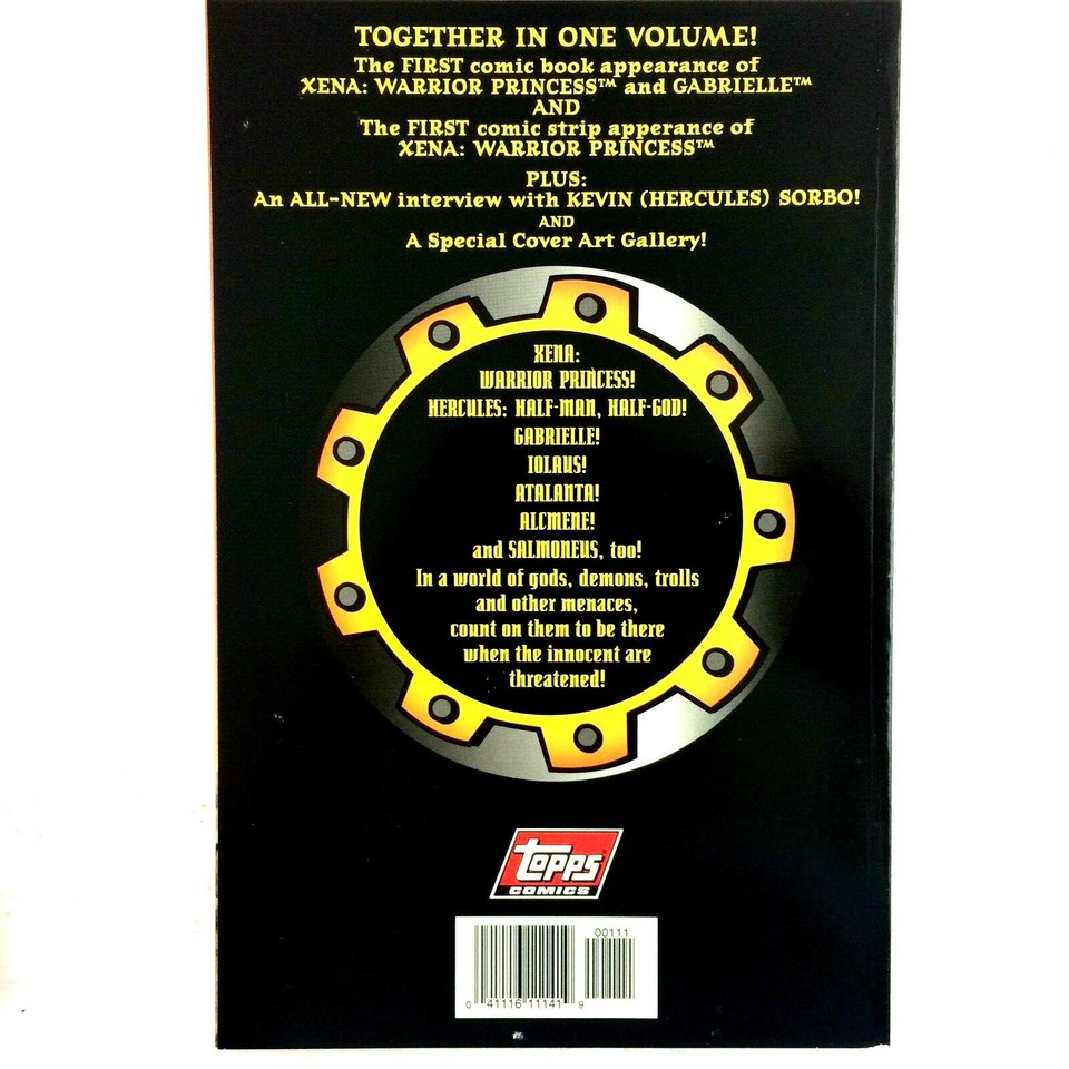 Xena Warrior Princess 1st Appearance Collection 1997 NM Topps Comics TV ...