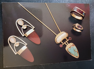 art postcard artist gallery invitation Neil + Laura Herman jewelry ...