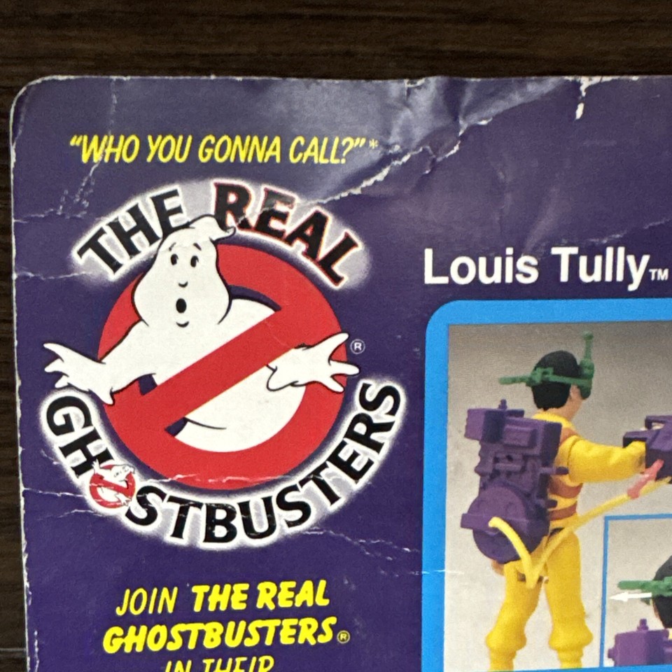 Vintage The Real Ghostbusters Slimed Heroes Louis Tully Kenner 1986 ...