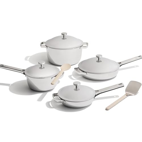 Titanium Pro Cookware Set (4-Piece) – Always Pan & Perfect Pot | Chrome ...
