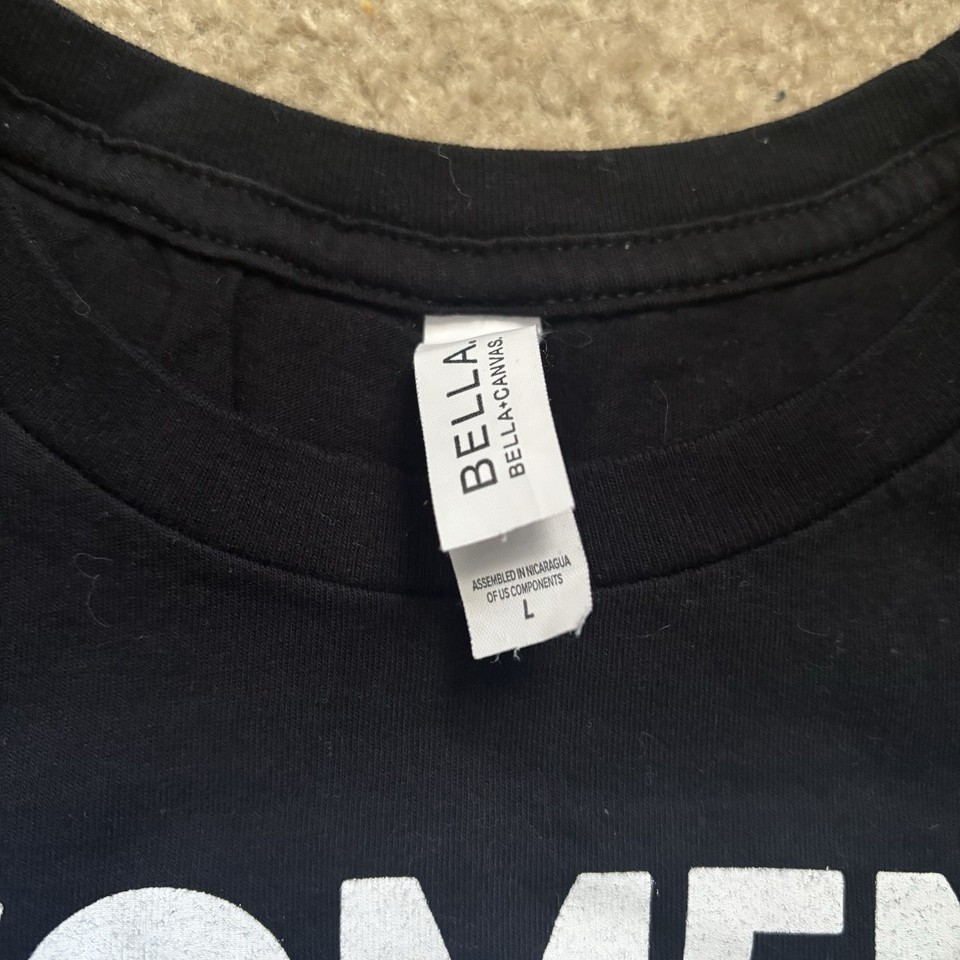 Live Action Pro Life Women’s Rights Black T-Shirt Size Large Short ...