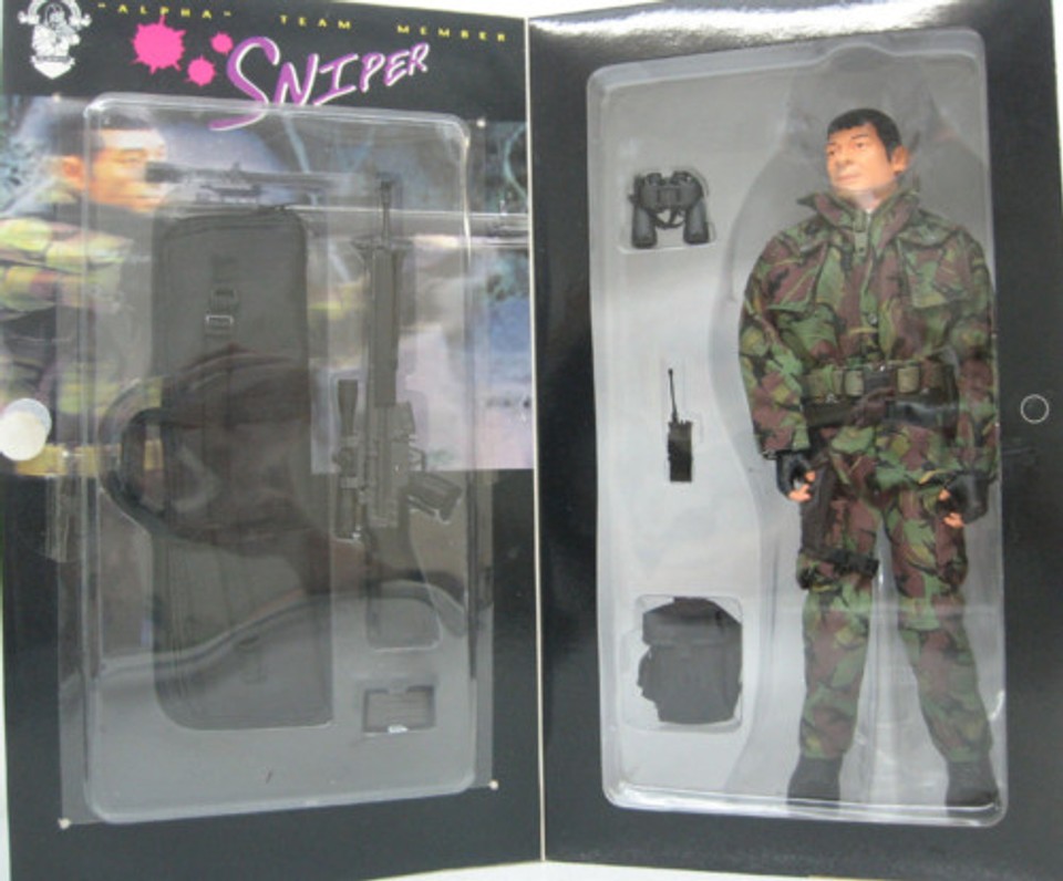 Dragon 1/6 scale HK Hong Kong Police SDU Sniper 12" Action Figure Lam ...