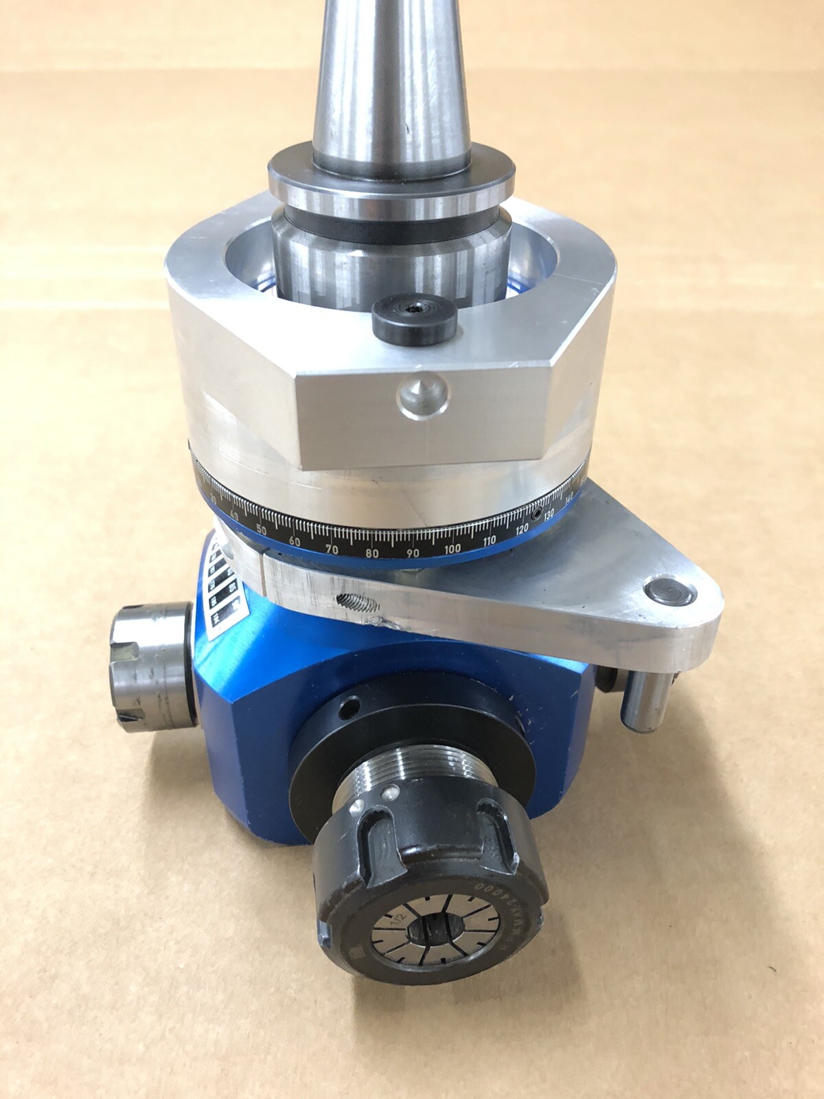 BENZ QUATTRO ISO30 4 SIDE ANGLED MILLING / DRILLING CNC AGGREGATE HEAD ...