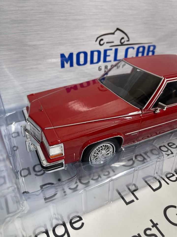 MCG Model Car Group 1982 Cadillac Fleetwood Brougham Dark Red 1:18 ...