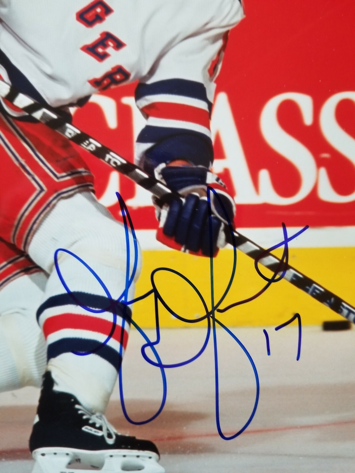 Greg Gilbert 8x10 Autographed Photo !!!! New York Rangers!!!!!! | eBay