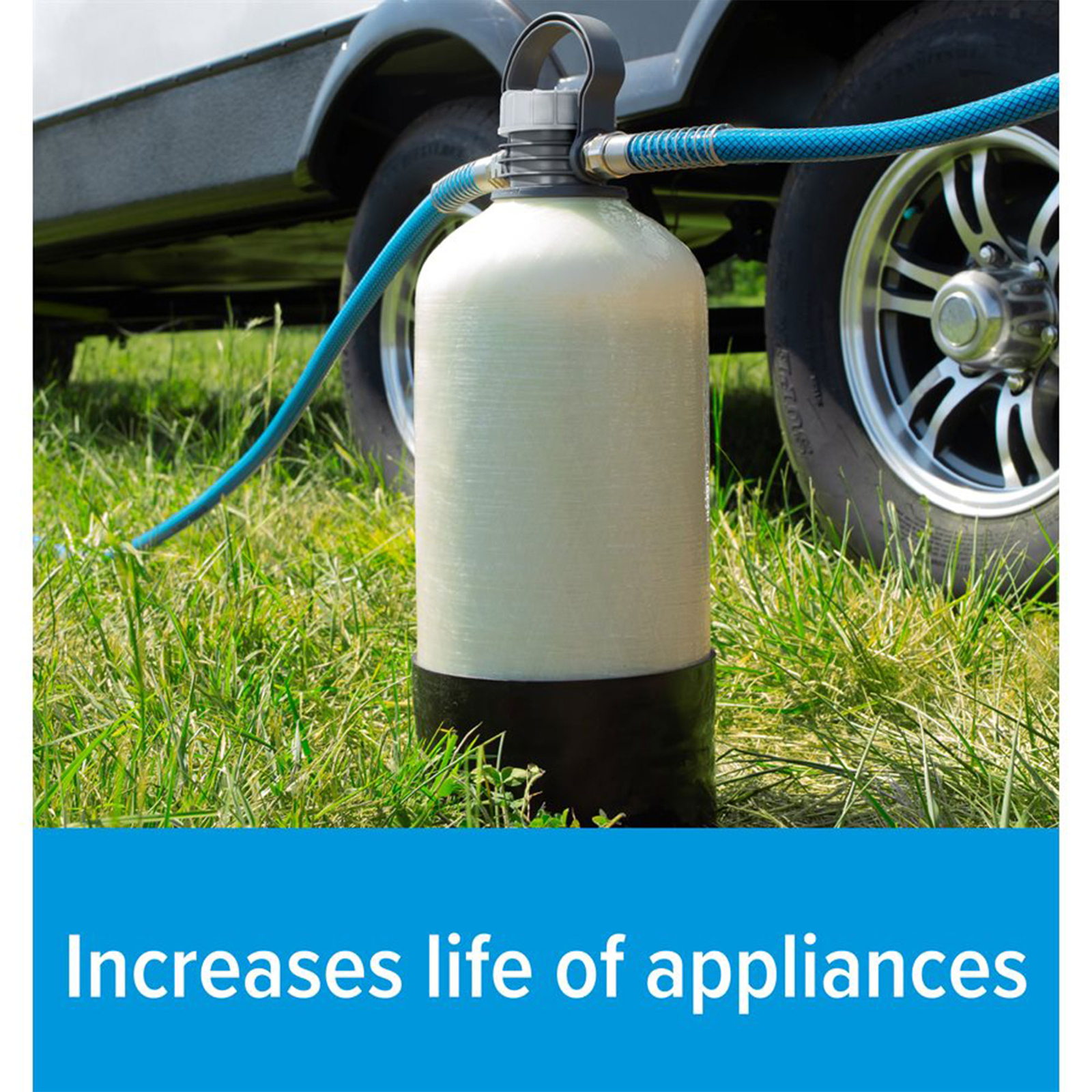 Camco TastePURE Portable Compact 4 GPM Hard Water Softener Kit for RV ...