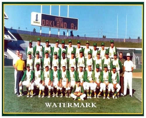 MLB 1970 Oakland A's Oakland Athletics Team Photo Color 8 X 10 Photo ...