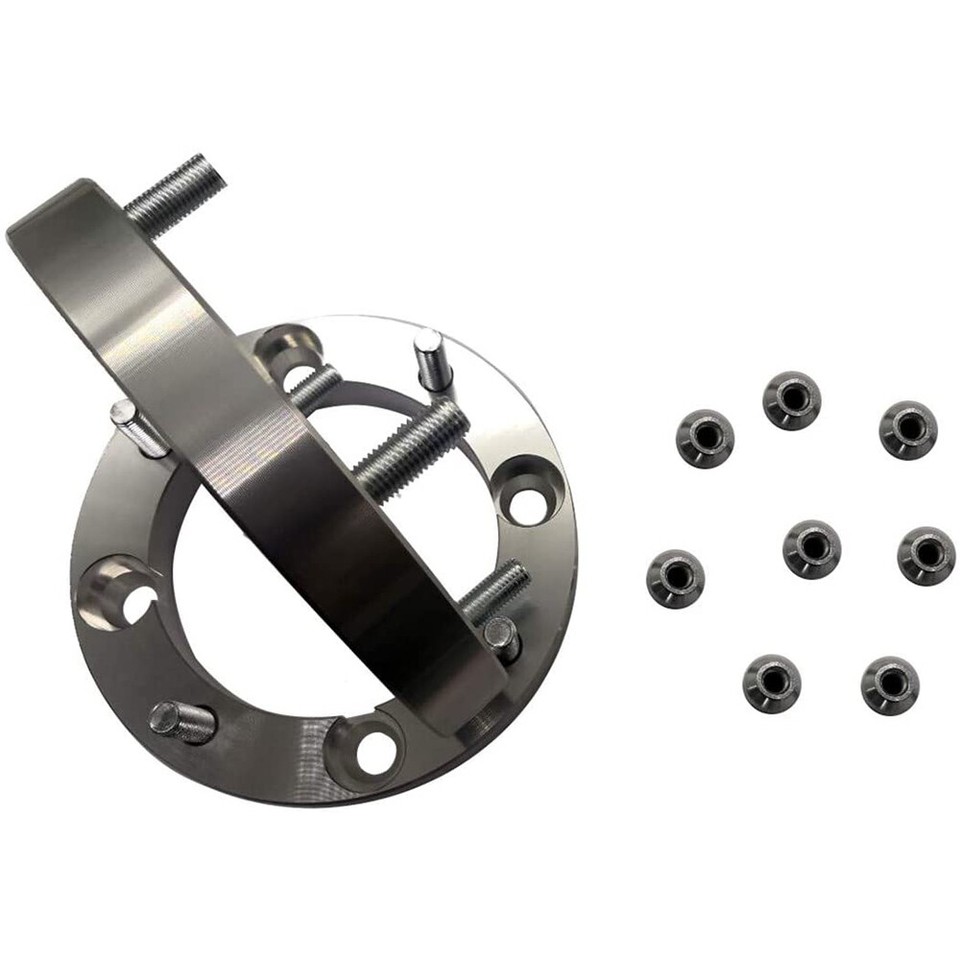 2X 1" Wheel Washers For 4/156mm Bolt Pattern 3/8" Studs to Polaris 12mm ...