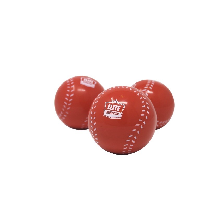 Elite Athletics Rubber Weighted Training Baseballs Pack Of 3 Red | eBay