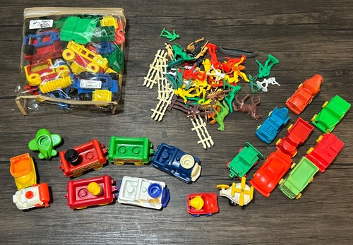 VINTAGE TOYS 80s 90s DUPLO TRUCKS TRAIN COWBOYS INDIANS | eBay