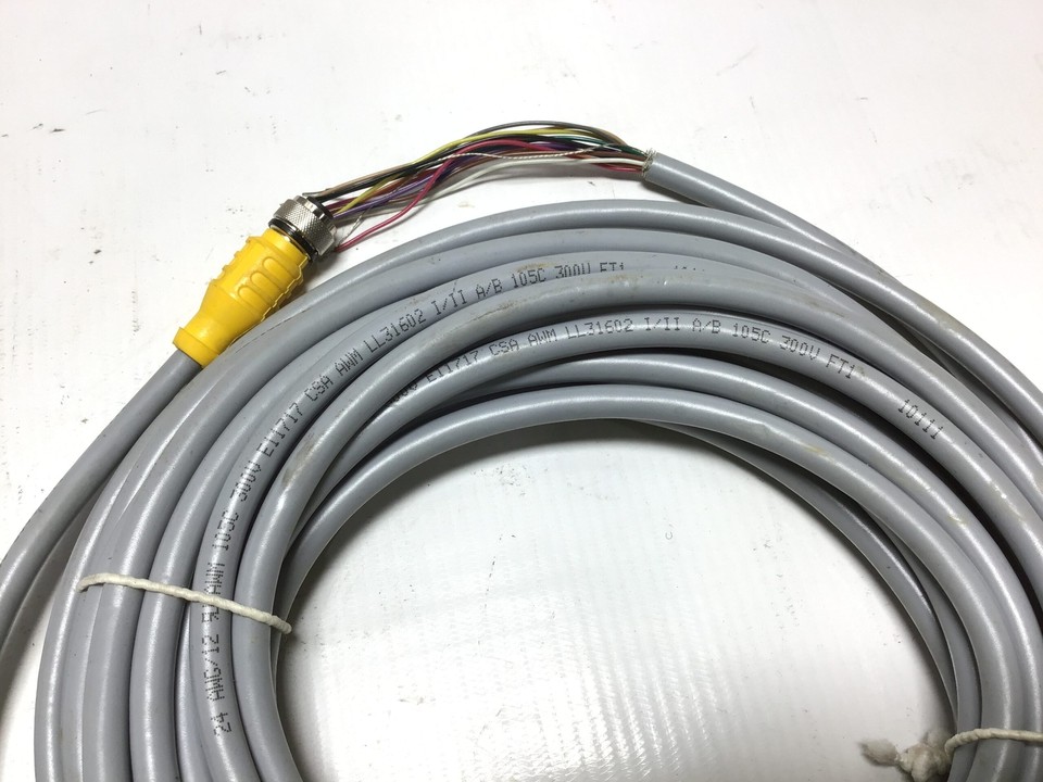 Turck 101550988 Cable Gray 24 AWG/12 105C 300V E11717 CSA AWM LL31602 ...