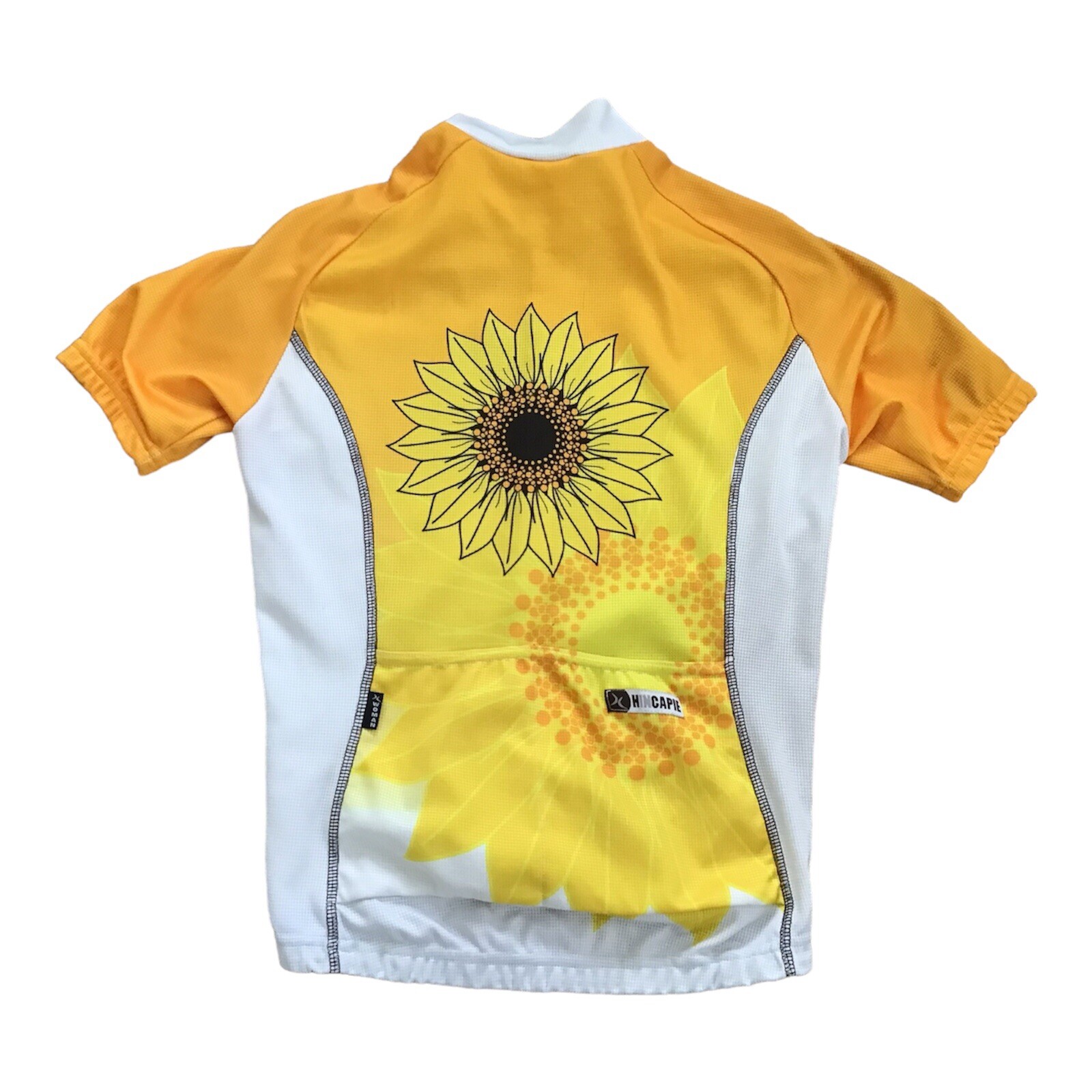 Hincapie Cycling Jersey Women Half zip Short Sleeve Italy Sunflower ...