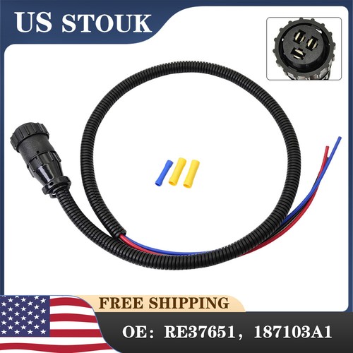 3 wire electrical convenience outlet for tractors. Mates for John Deere ...