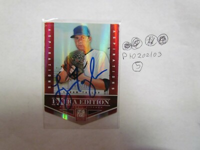 2012 Elite Logan Taylor Signed Baseball Card | eBay