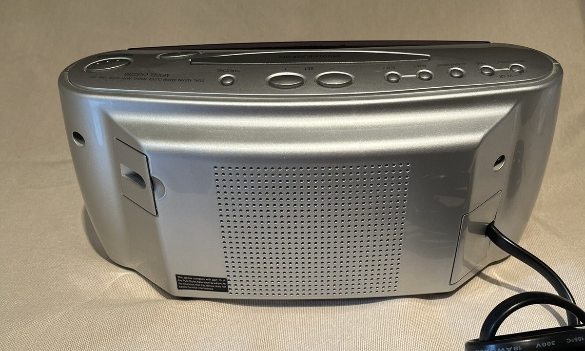 Emerson Smartset Dual Alarm Amfm Clock Radio