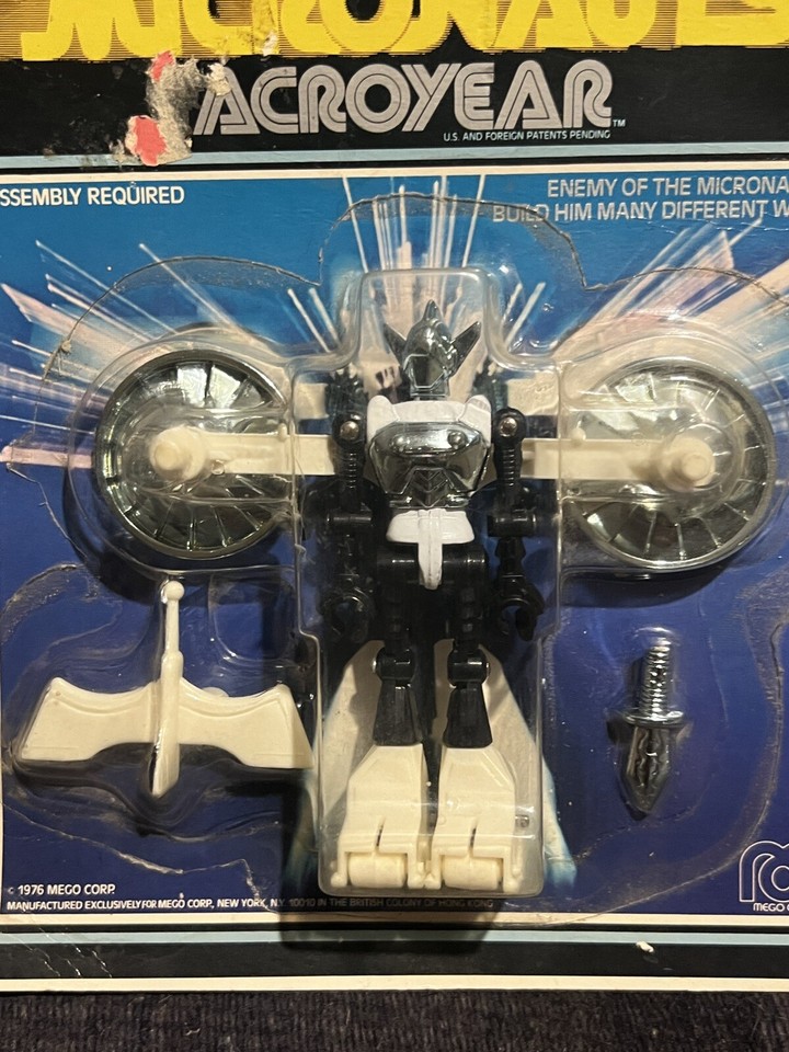 1976 Mego MICRONAUTS Metal Yellow (RARE) Acroyear Figure Brand Sealed ...