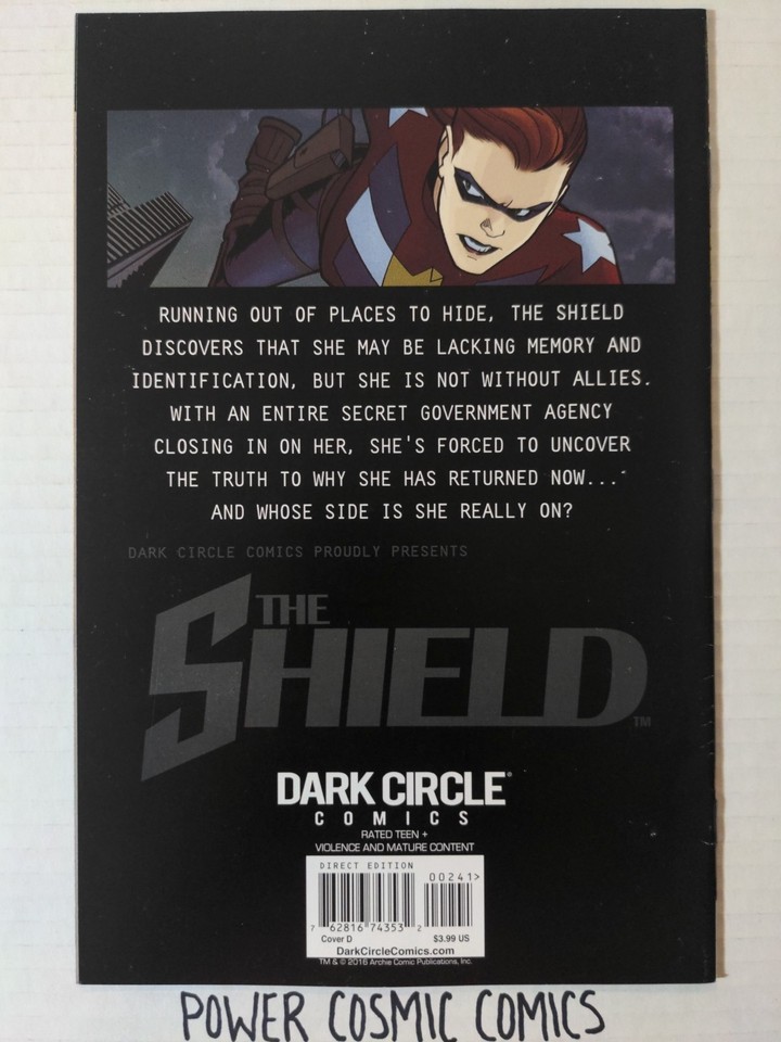 The Shield #2 (Archie Comics Apr 2016) FN Cover B Variant | eBay