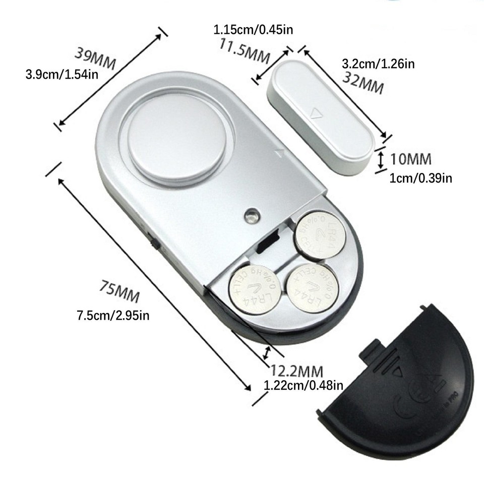 Wireless Door Magnetic Alarm Anti-theft Alarm Hotel Shop Security Alarm Tool | eBay