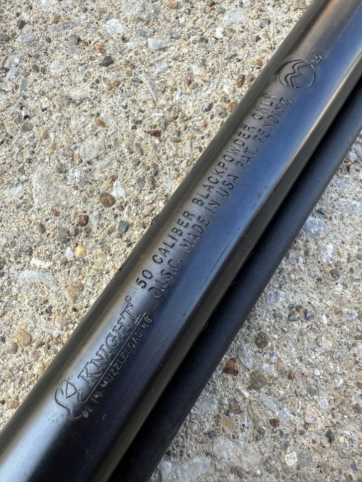 Knight Disc 50cal Muzzleloader Barrel w/ Ramrod, Thimble, Breech Plug ...