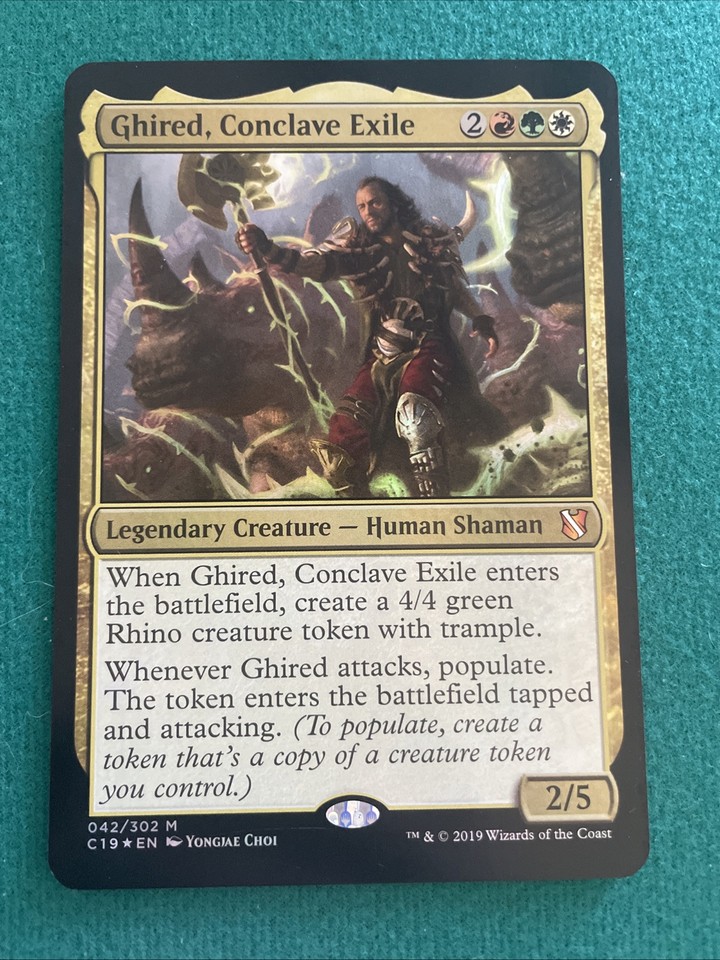 Ghired, Conclave Exile (Commander 2019) Oversize Cards Foil | eBay