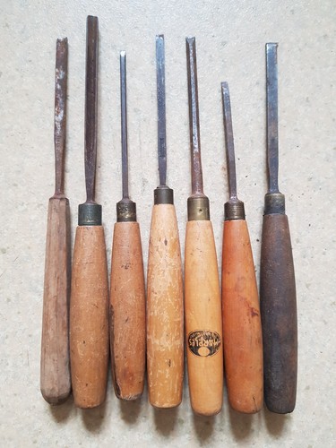 Vintage Wood Carving Gouges Chisels | eBay UK
