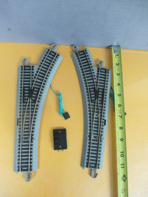 2 BACHMANN HO NICKEL SILVER E-Z TRACK RH & LH SWITCH TRACKS | eBay