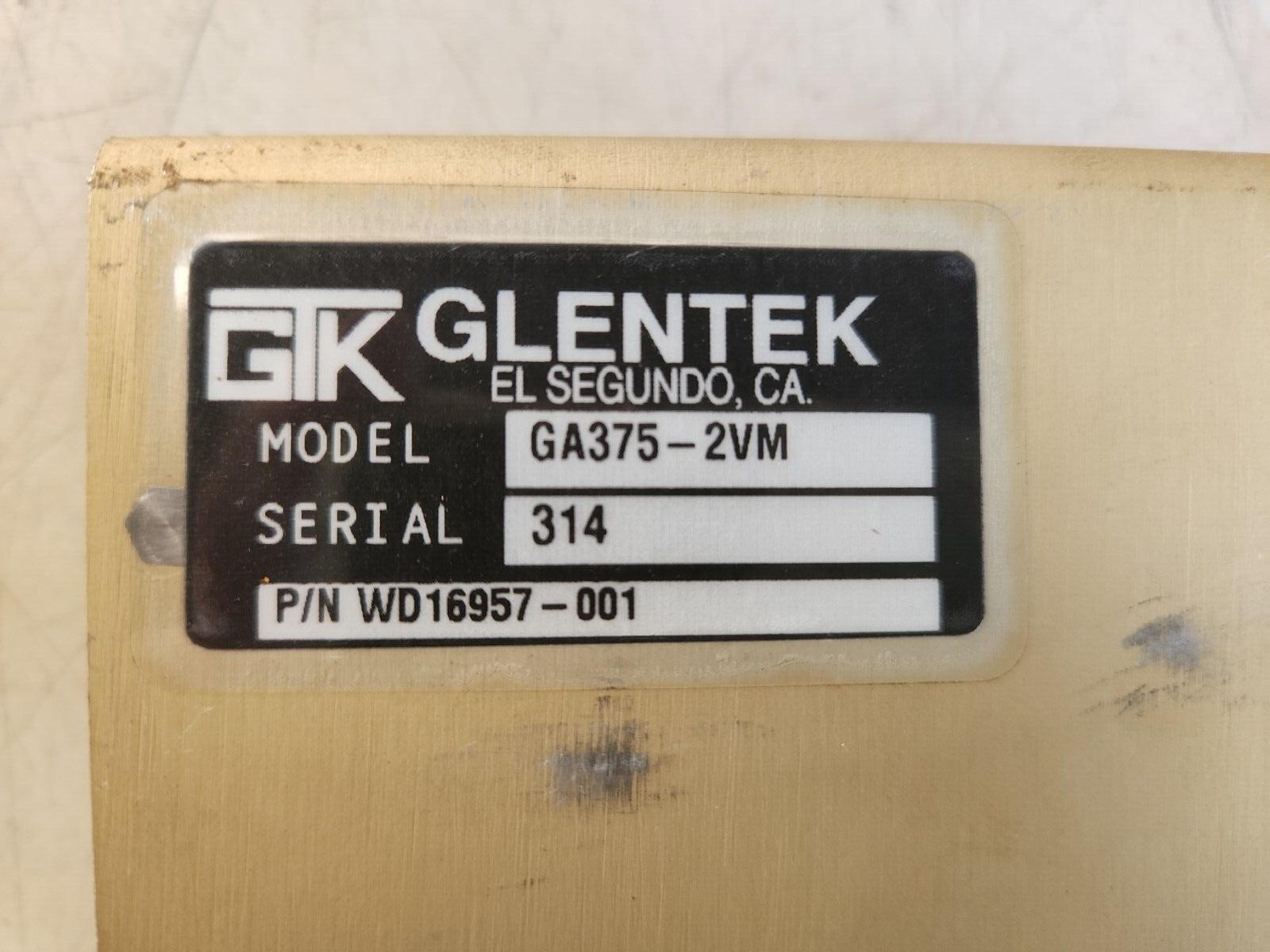 GLENTEK+GA375-2VM+SERVO+DRIVE+BOARD+P%2FN+WD16957-001 for sale online ...