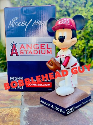 Mickey Mouse D23 DISNEY BOBBLEHEAD Angels Stadium 🔥PRE-SALE🔥8/4/24 | eBay