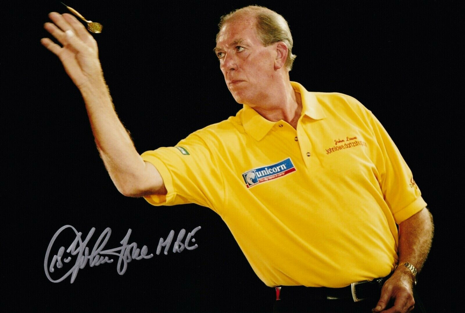 JOHN LOWE - DARTS SIGNED AUTOGRAPHED PHOTO PRINT | eBay UK