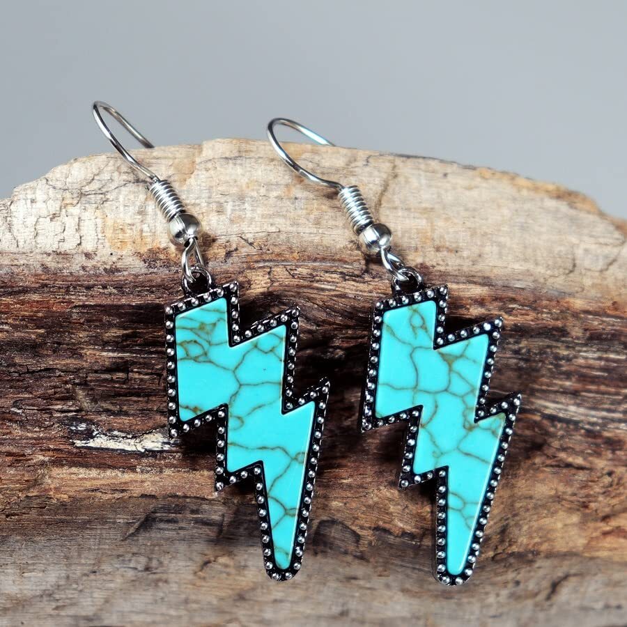 Western Earrings for Women Lightning Bolt Earrings Thunder Flash ...