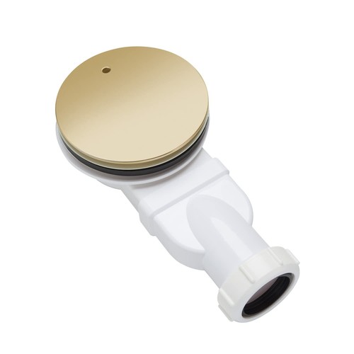 Sandy Beach Slimline Brass Shower Bathroom Tray Waste Trap 90mm | eBay UK