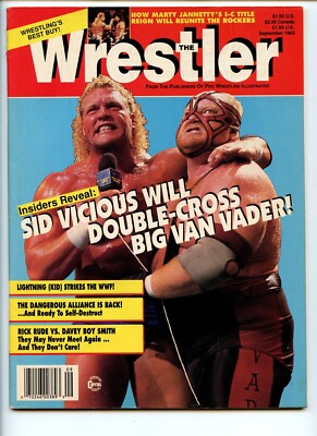 THE WRESTLER MAGAZINE 9/93 SID VADER DANGEROUS ALLIANCE LIGHTNING KID ...