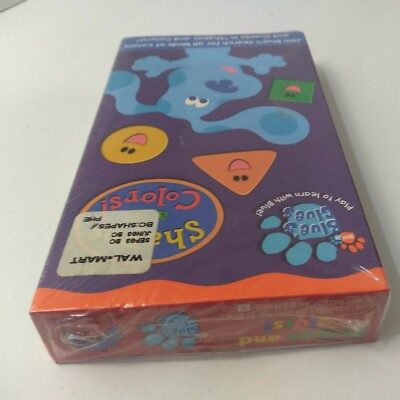 Blues Clues Shapes And Colors Vhs