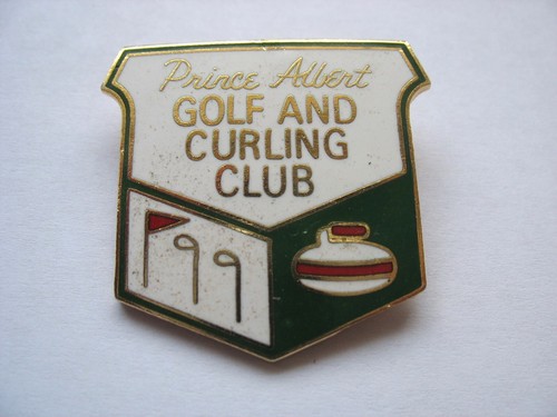 PRINCE ALBERT GOLF and CURLING CLUB LAPEL PIN - SASKATCHEWAN - Large ...