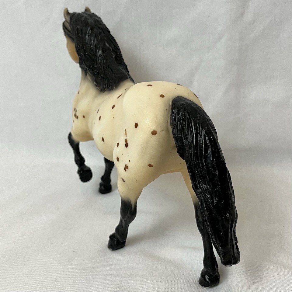 Breyer 883 Scat Cat Pony Haflinger Model Horse Bay Roan Leopard 1990s Vintage | eBay UK