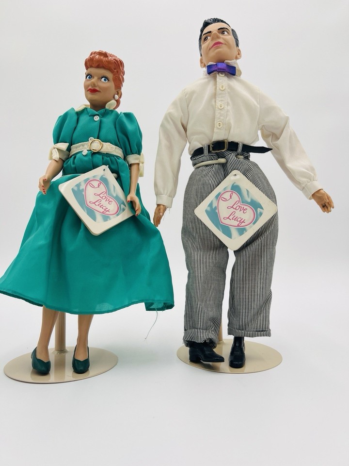 Vintage 1988 I Love Lucy & Ricky Ricardo Dolls Hamilton Gifts CBS ...