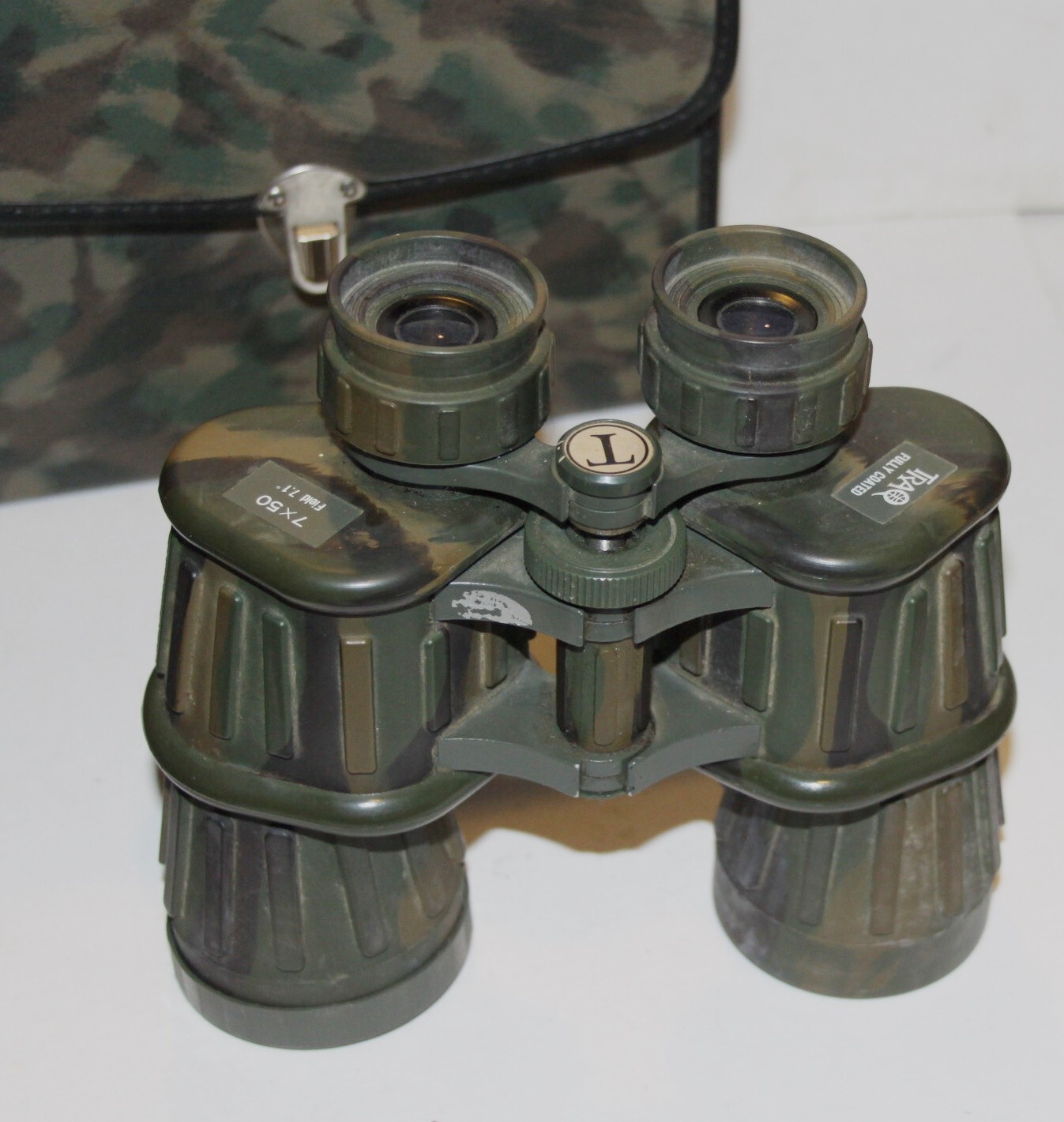Traq 7x50 Camouflage Wide Angle Binoculars, Exc. Cond. | eBay