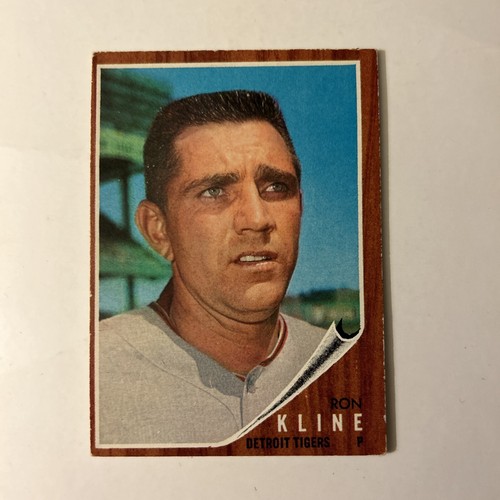 1962 Topps Baseball Ron Kline Detroit Tigers Card #216 | eBay