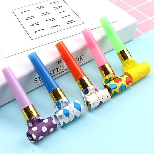 30Pcs Colorful Party Blowouts Whistles Noice Maker Toys for Kids ...