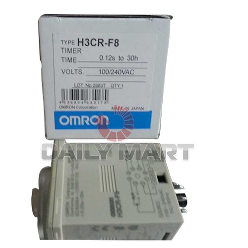 New in Box Omron H3CR-F8 Solid-State Twin Timer AC100~240 8-Pin Octal ...