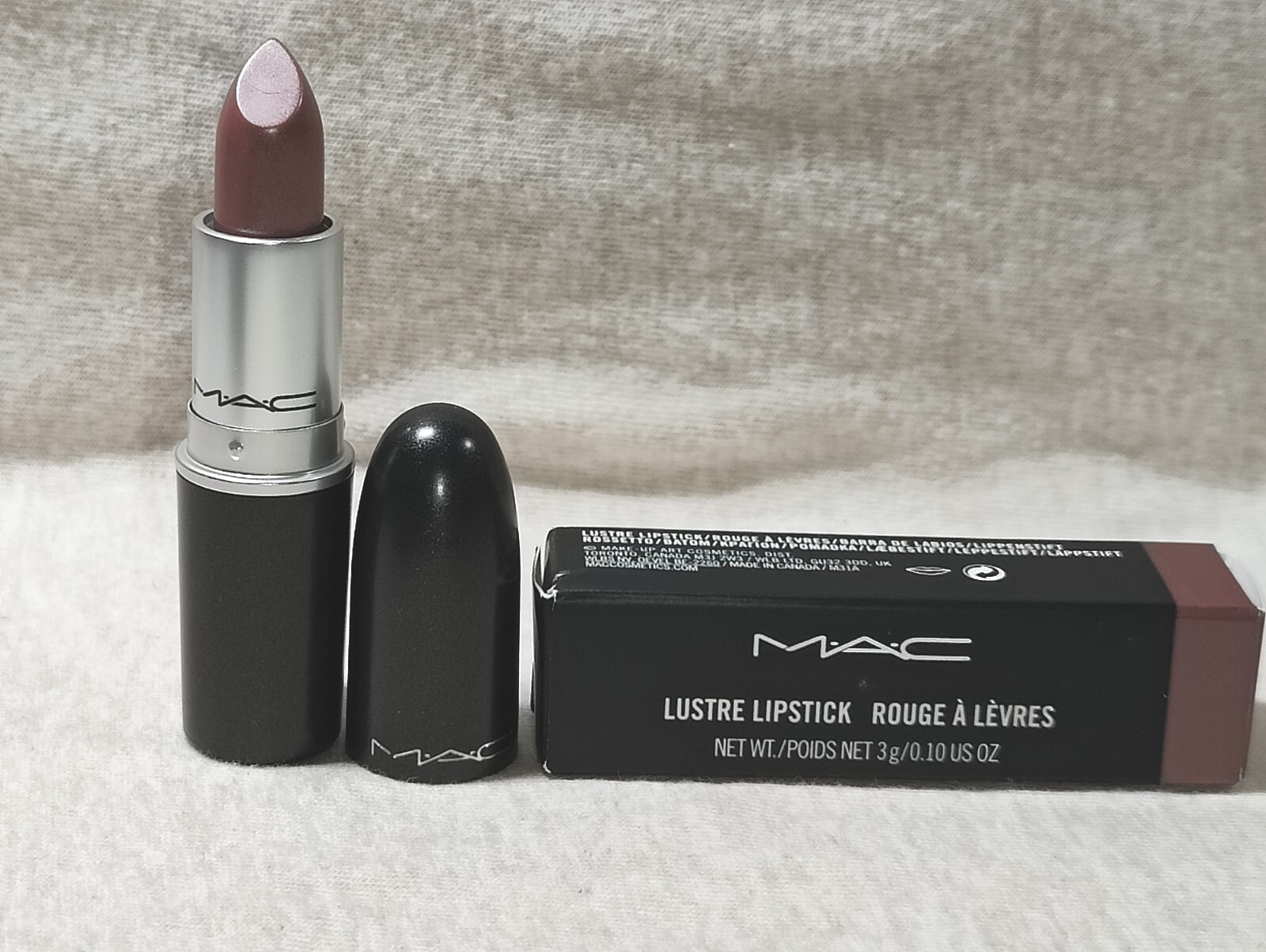 MAC Lipstick 513 MIDIMAUVE 0.10 oz (LUSTRE) RARE {{FREE SHIPPING ...