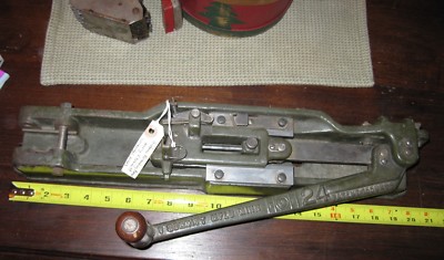 V. SCHMITT Antique Vintage Heavy Reloading Press Highly Unusual Design ...