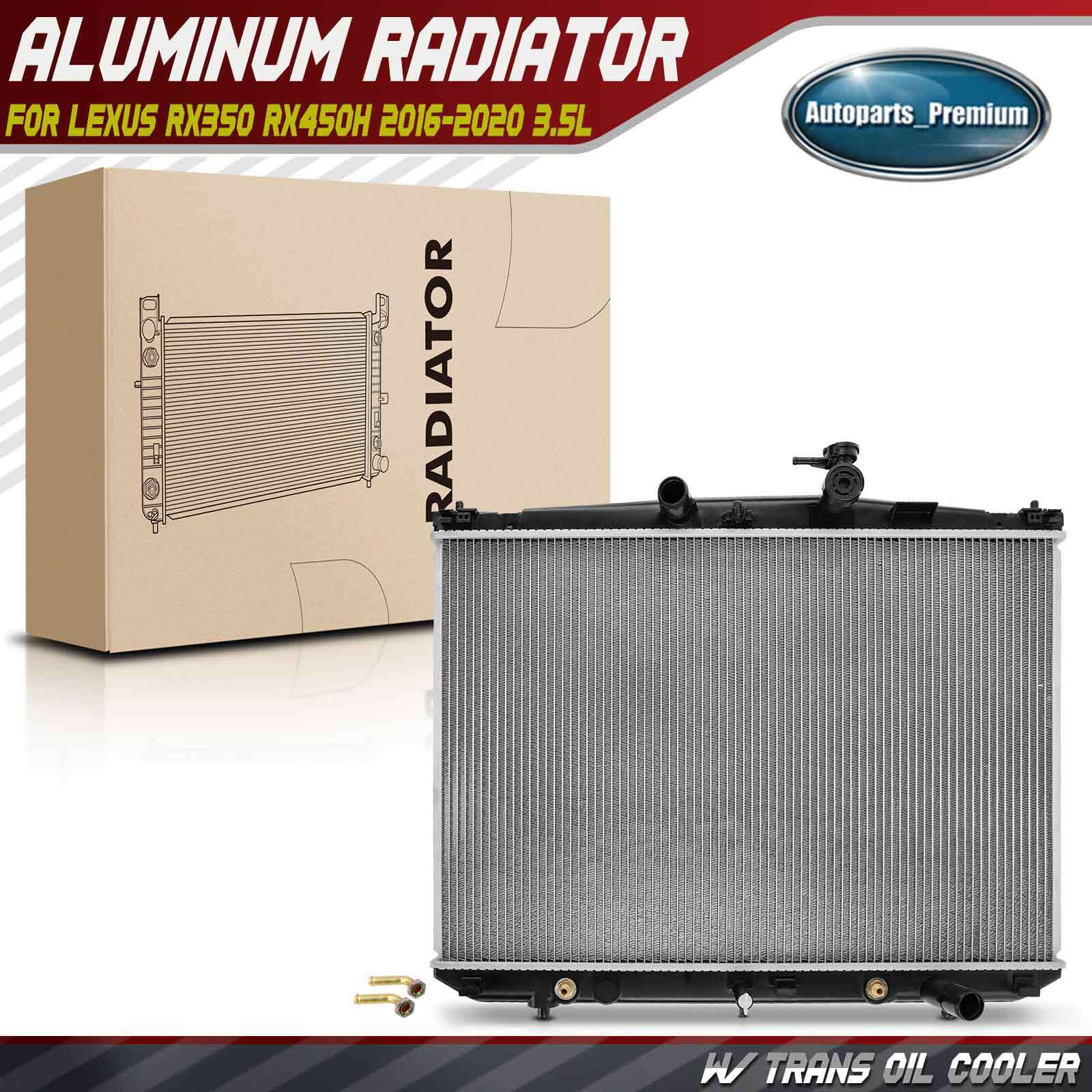 Radiator with Transmission Oil Cooler for Lexus RX350 RX450h 2016-2020 ...