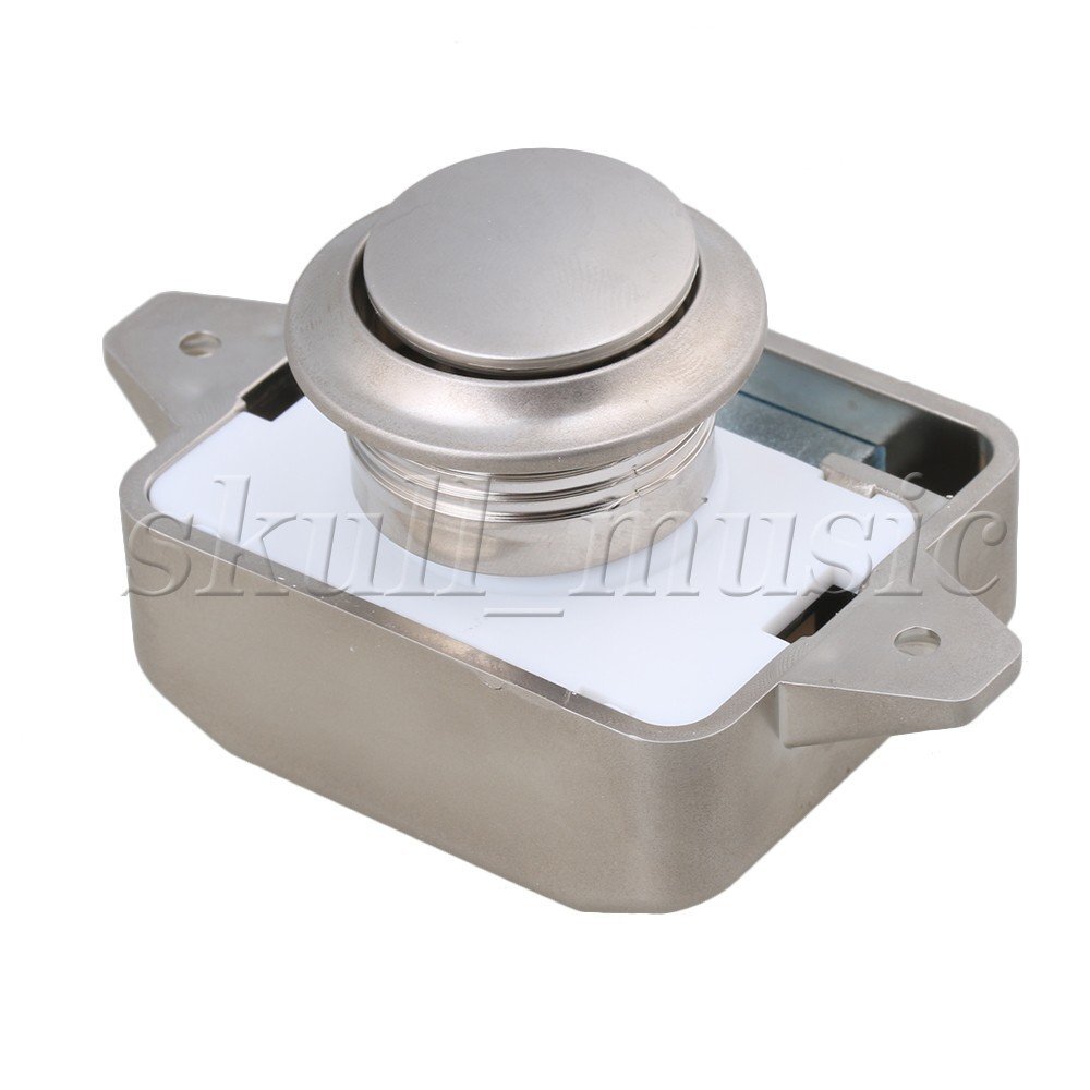 Keyless Push Button Latch for RV Camper Caravan Cabinet Pearl Nickel | eBay