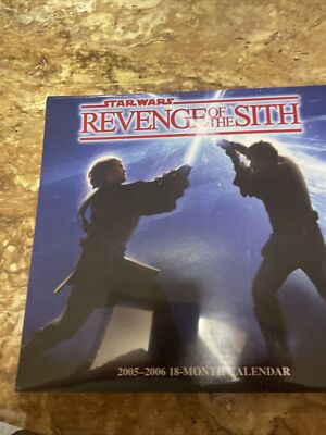 Star Wars Revenge of the Sith 2005-2006 18 Month Calendar New In ...