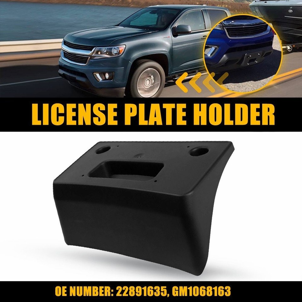 Front Plate License Bracket Cover 2015-2020 Fit Chevrolet Colorado ...