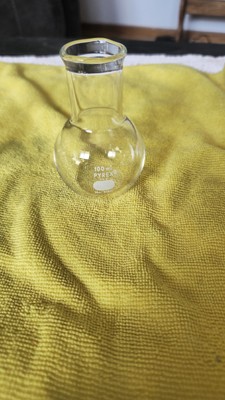 PYREX 100mL Flat Bottom 5160 Boiling Flasks – USA Made, Lab Glass, New ...