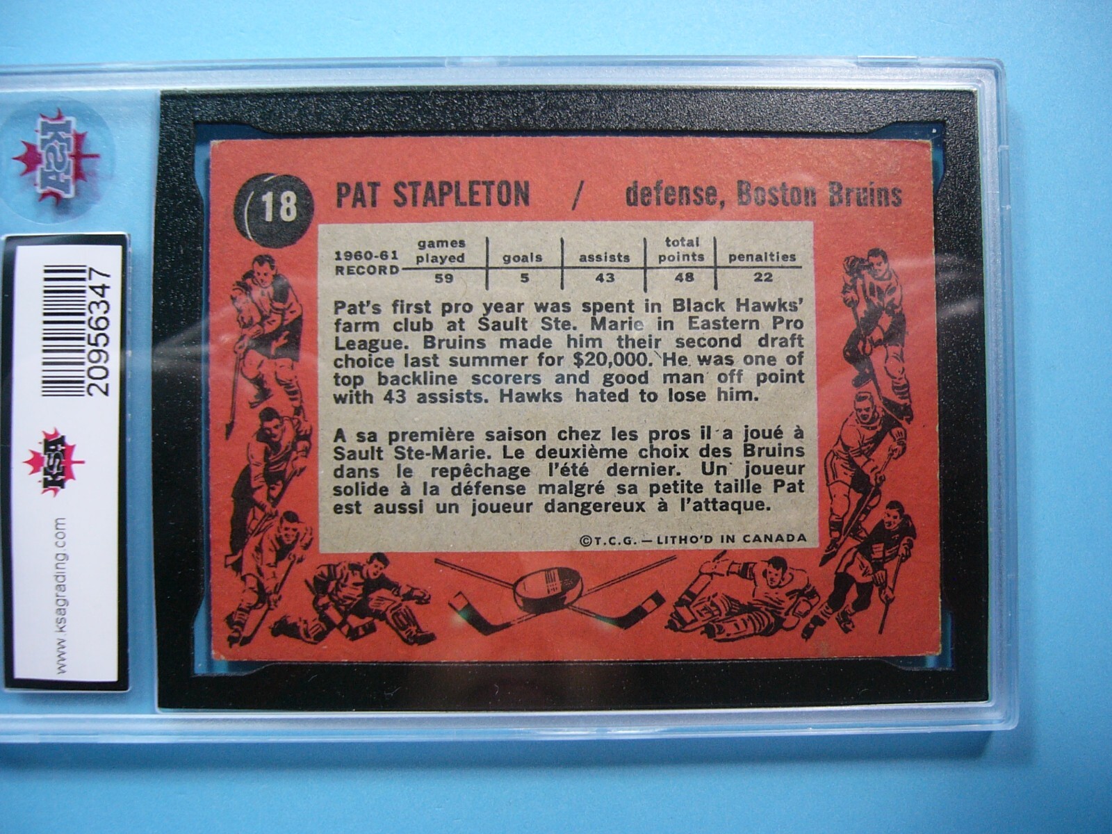 1961-62 Topps - #18 Pat Stapleton (RC) for sale online | eBay