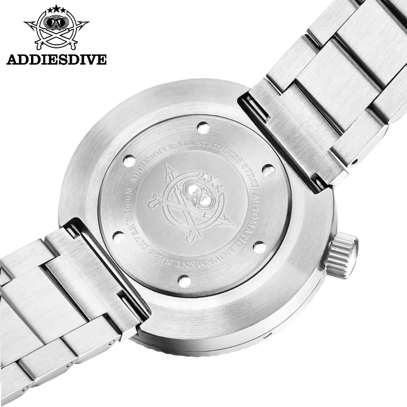 ADDIESDIVE 1000m diver's Waterproof Mechanical Automatic Men's Watch ...